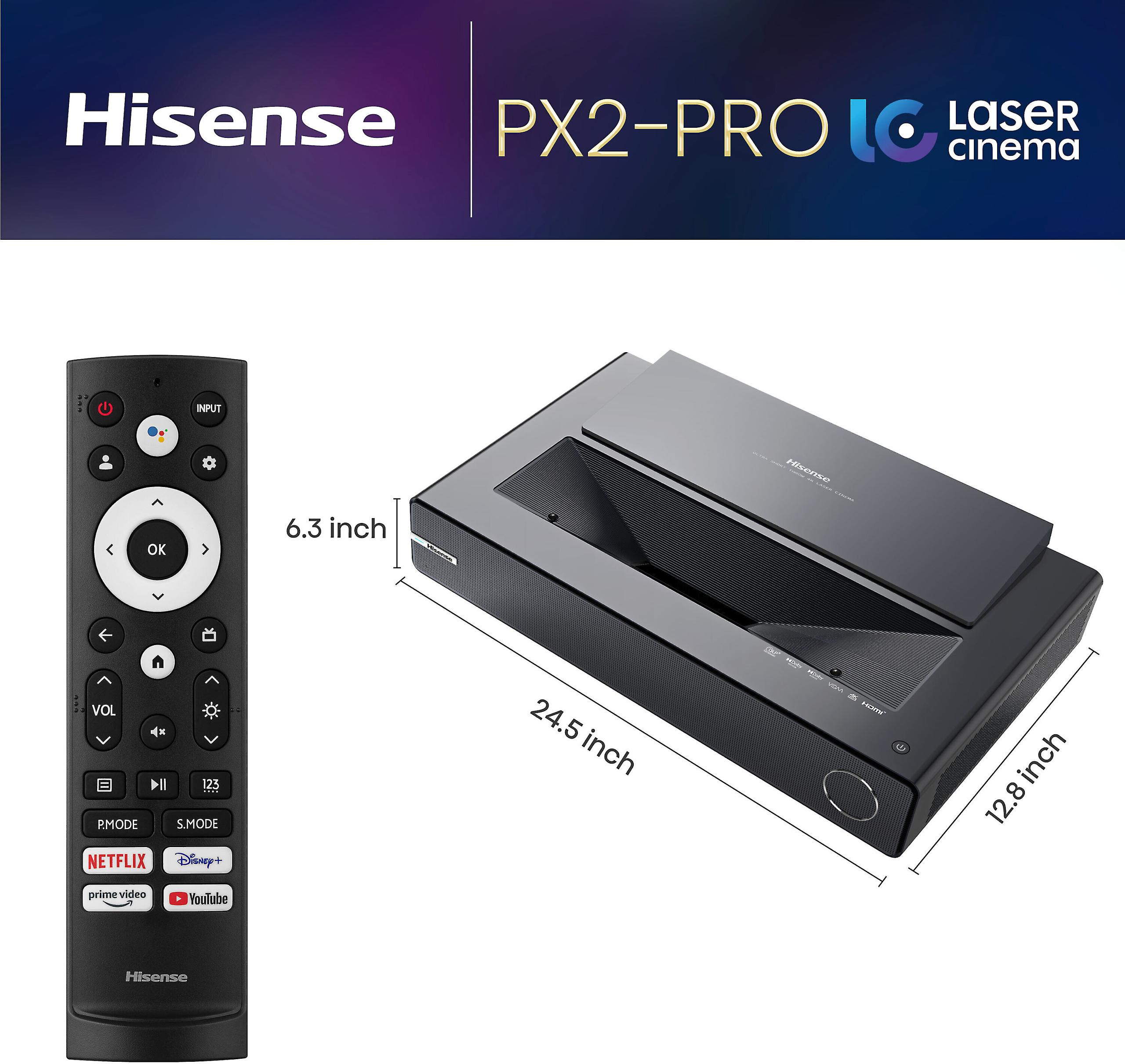 Yaber K300s Triple Laser Ultra Short Throw Projector vs Hisense PX2-PRO ...