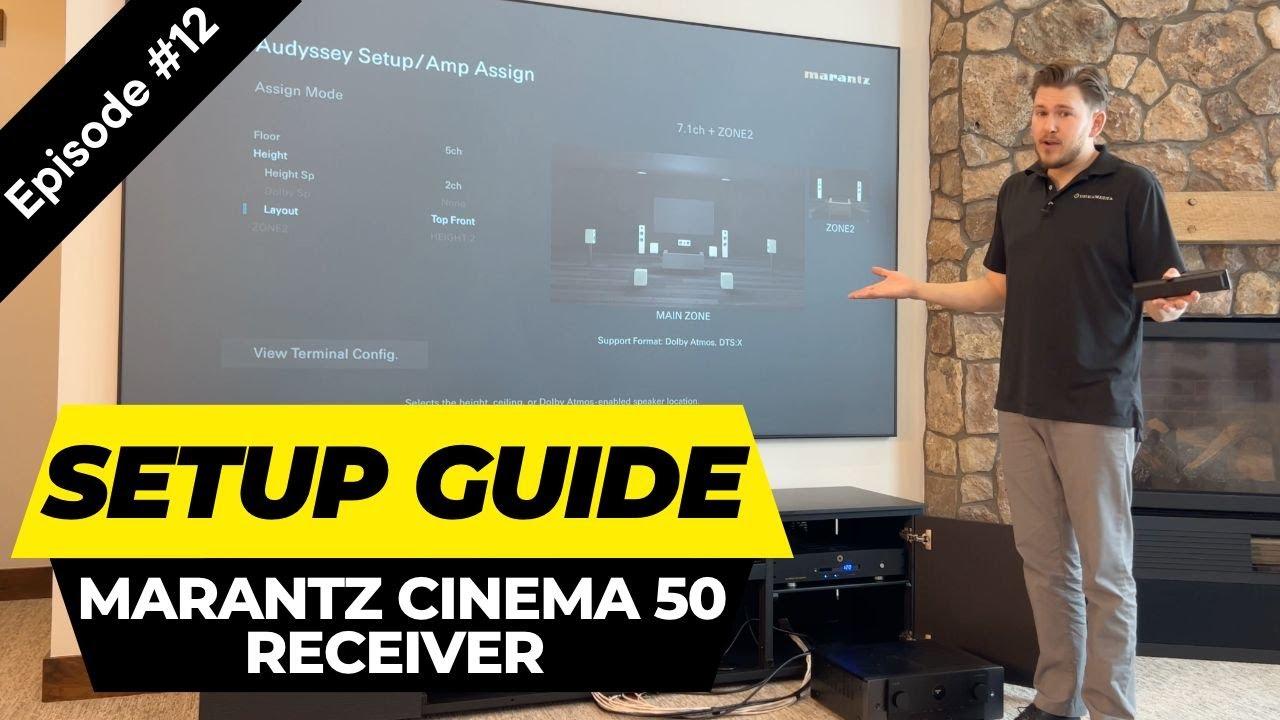 Marantz Cinema 50 Receiver - DETAILED Setup Guide - HomeTheaterReview