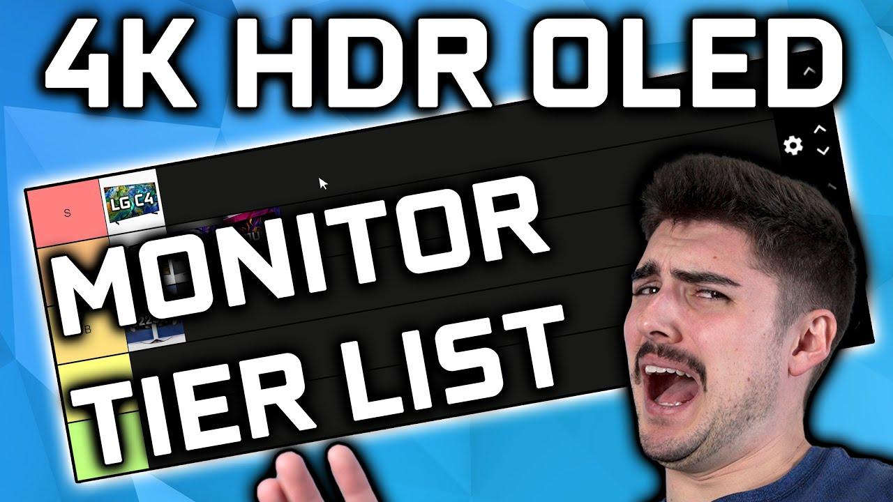 HDR 4K OLED Monitor Tier List - MSI, LG, Gigabyte, & Alienware ...