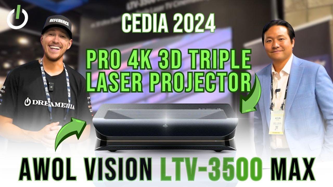 NEW! Awol Vision LTV-3500 Pro MAX 4K HDR UST Laser Cinescope TV! - HomeTheaterReview