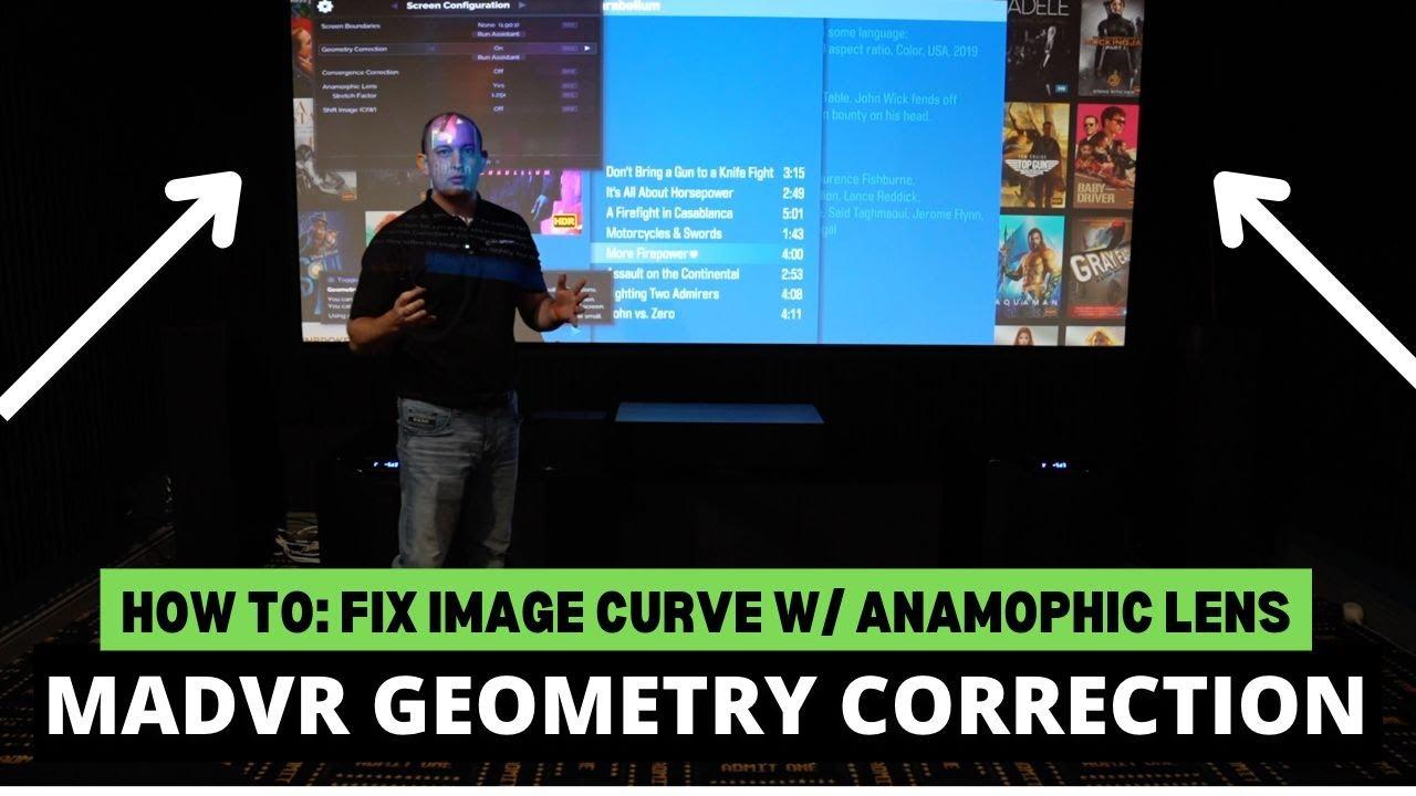 HOW TO - Fix Barrel Distortion on Anamorphic Lens- MadVR Geometry ...
