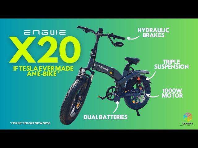 If Tesla made an e-bike // ENGWE X20 dual-battery beast (Ride & full ...