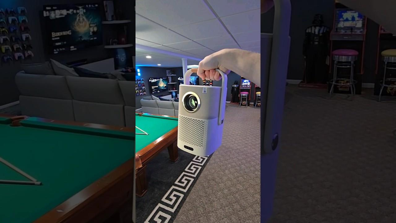 Is this the BEST portable projector for GAME ROOM?🔥 #gamer #setup # ...