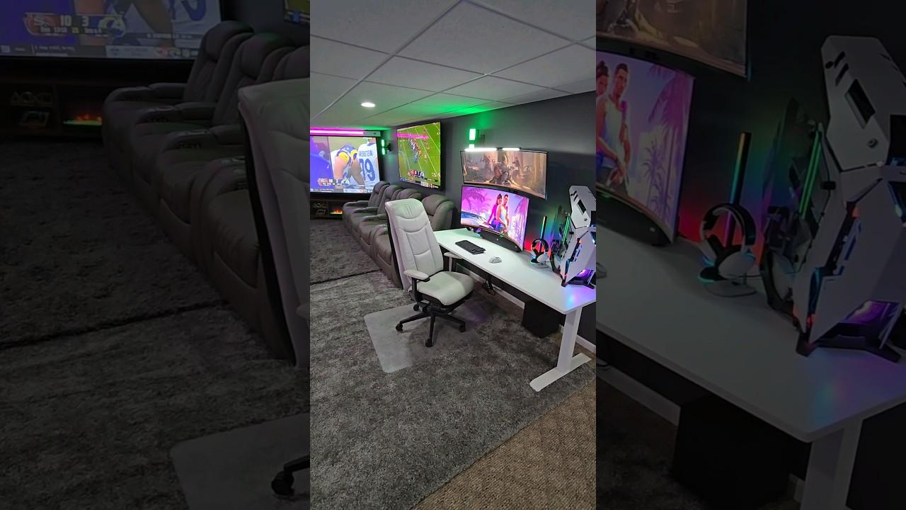 Rate my crazy gaming setup 👌🔥 #gaming #viral #setup #PC (Hexgears ...