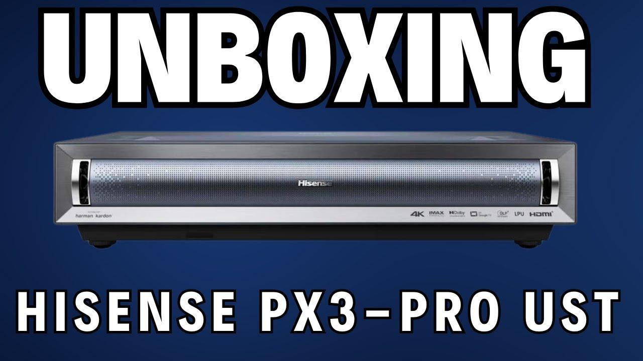 HISENSE PX3-PRO UST Projector First Look Unboxing! - HomeTheaterReview