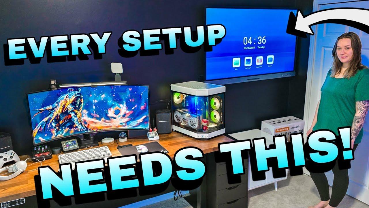 Interactive SMART BOARD Setup & Review - HKMLC 55" Smart Board - HomeTheaterReview