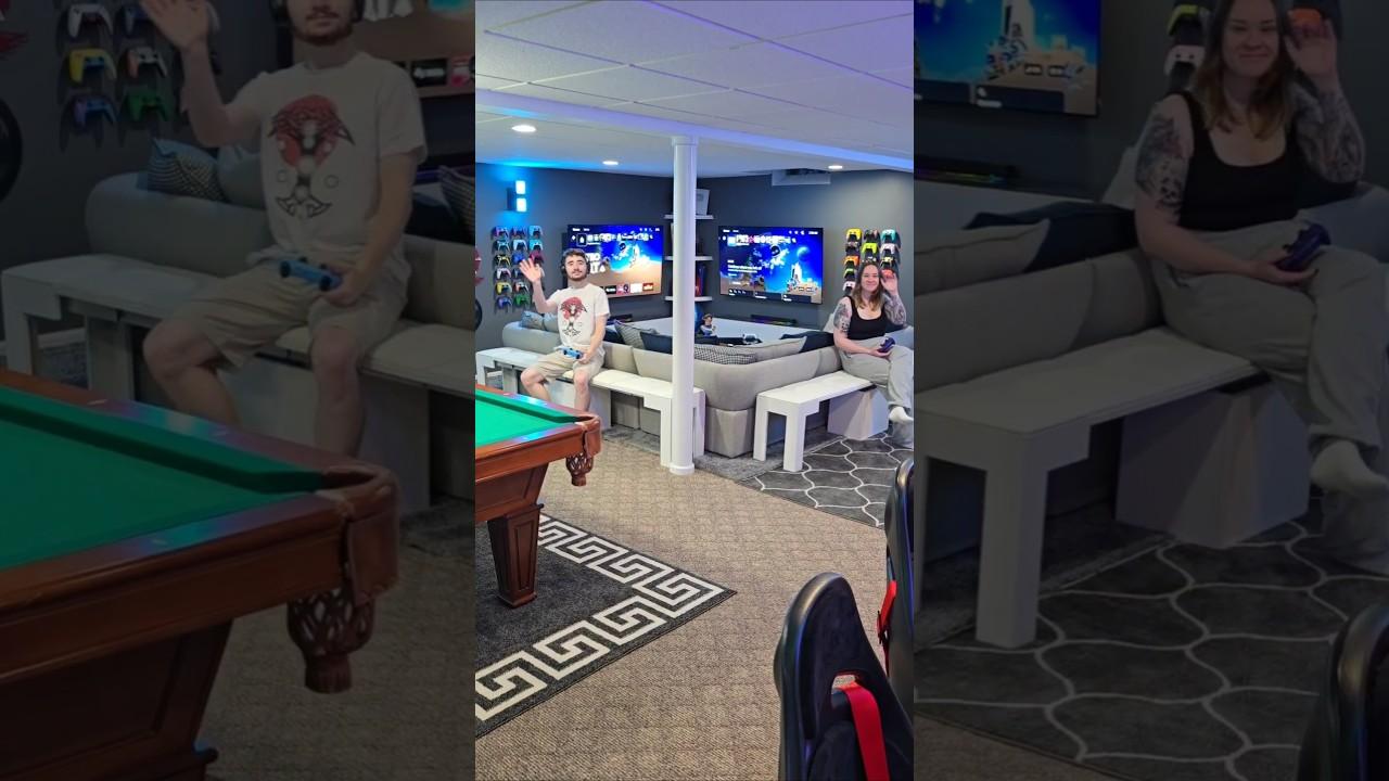 How to have a successful marriage: Dual PS5 Gaming Setup 🔑🎮 #playstation #PS5 #astrobot #gaming ...