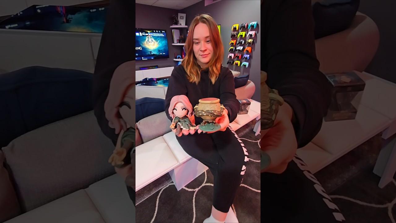Unboxing NEW Elden Ring collectibles 📦💛 #gaming #setup #eldenring # ...