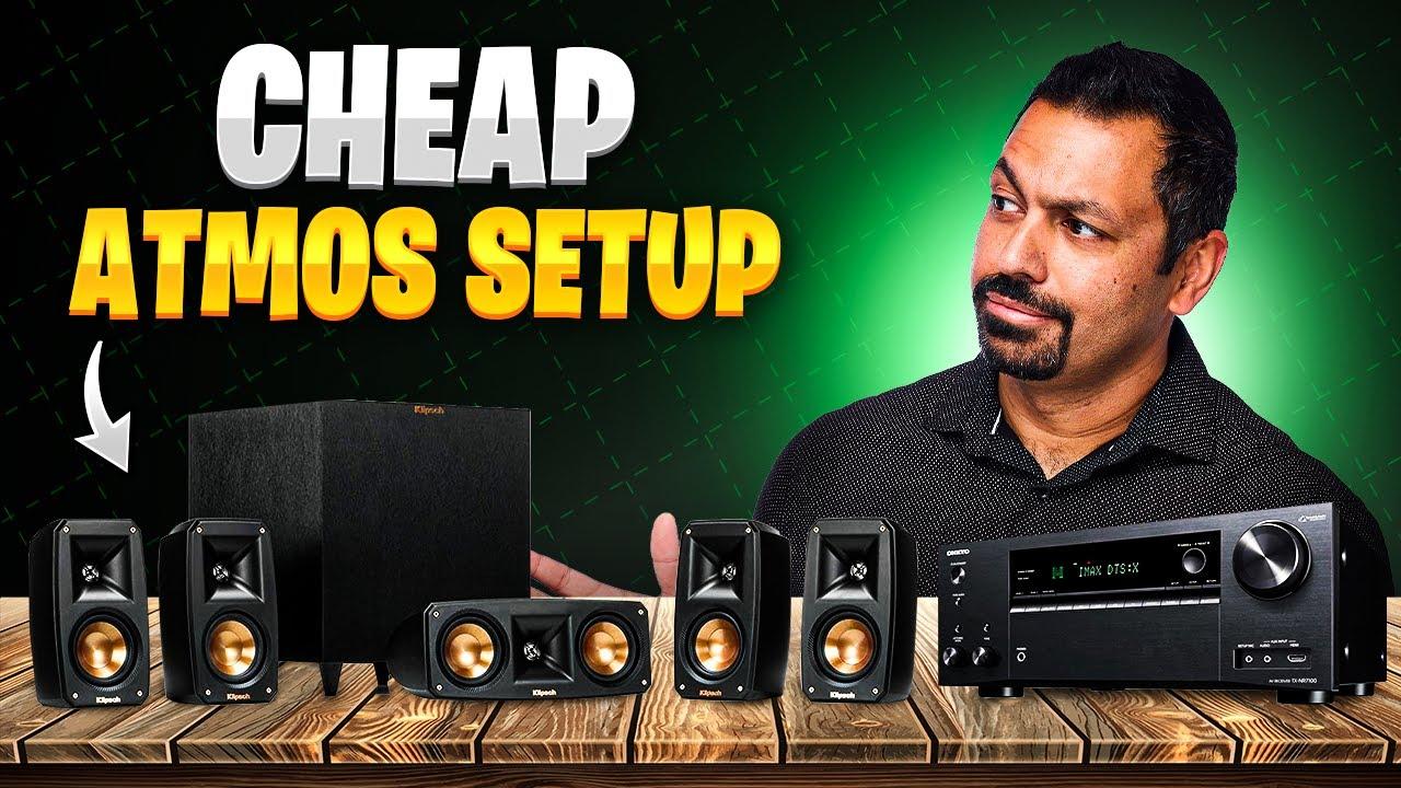 $1,500 Budget Friendly Dolby Atmos Home Theater Setup! 5.1.4 with 10 ...