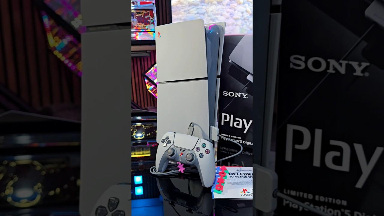 UNBOXING PS5 30th Anniversary Limited Edition Bundle! 💙🔥 #AD #Gaming # ...