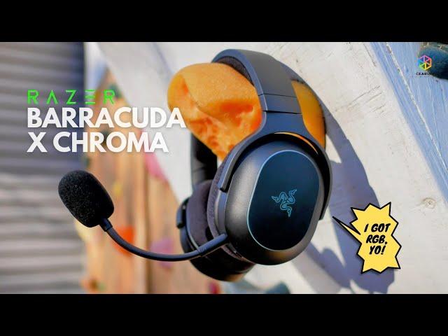 RAZER BARRACUDA X CHROMA // Simple, basic frills gaming headphone ...