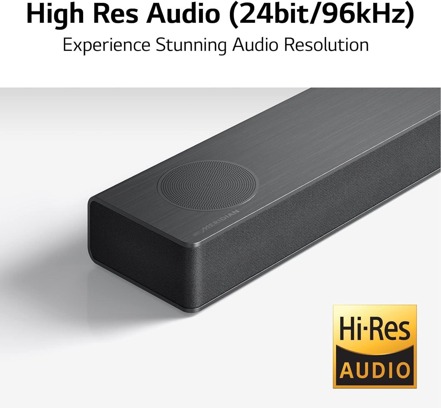 LG S80TR 5.1.3 Channel Soundbar with Dolby Atmos and Rear Speakers Soundbar - LG