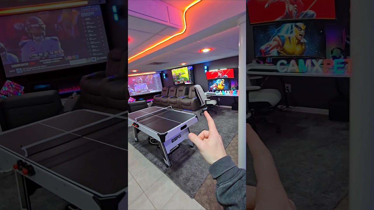 Adding custom RGB Letters to my GAME ROOM 🙌💥#gamer #goals #setup ...