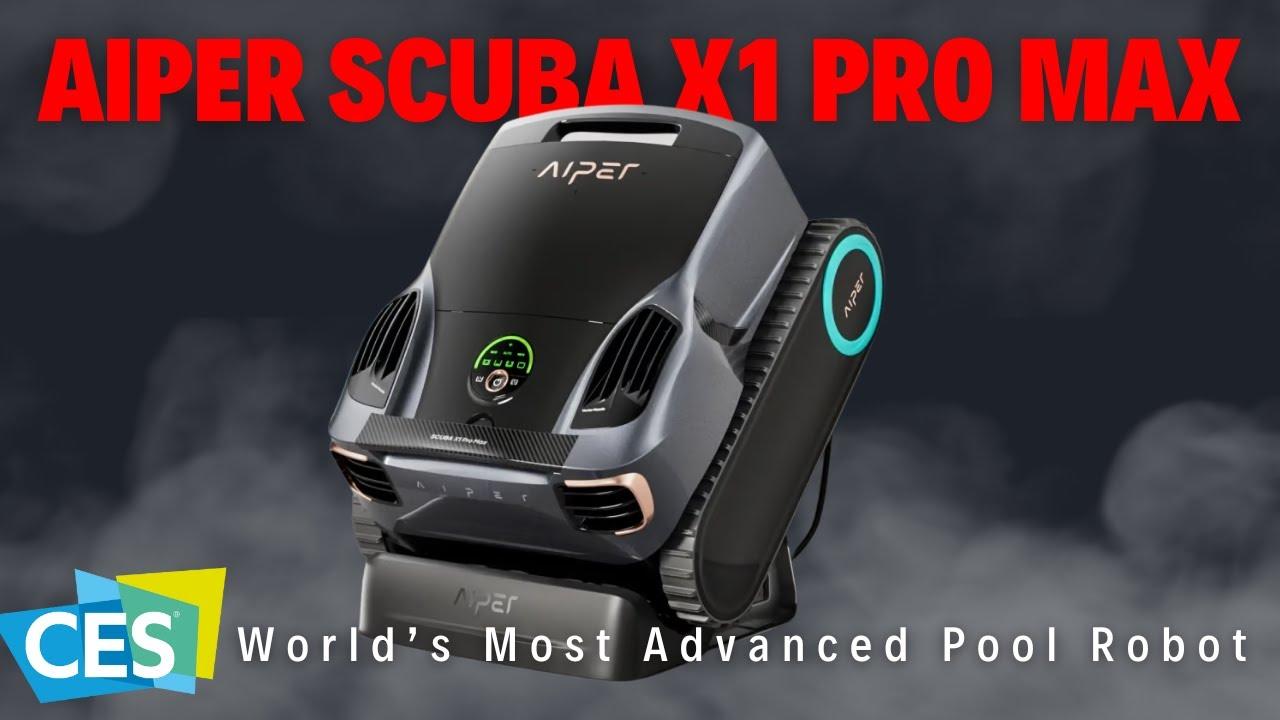 Aiper Product Release Event CES 2025 - Scuba X1 Pro Max Pool Cleaning ...