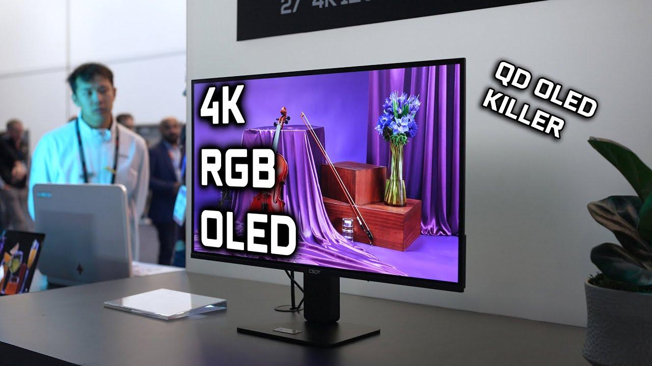 True RGB OLED Monitor - TCL Inkjet 4K (CES 2025) - HomeTheaterReview