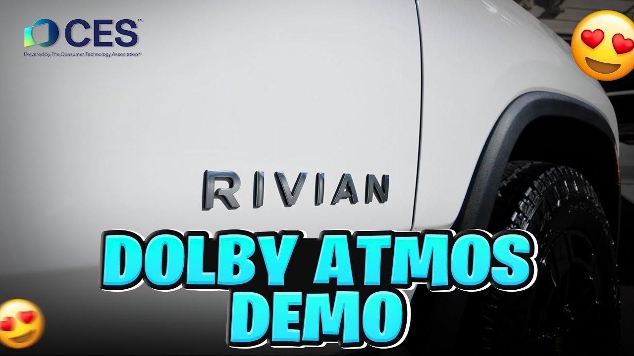 Dolby Atmos in a truck? Rivan R1S Dolby Atmos Demo CES 2025 ...