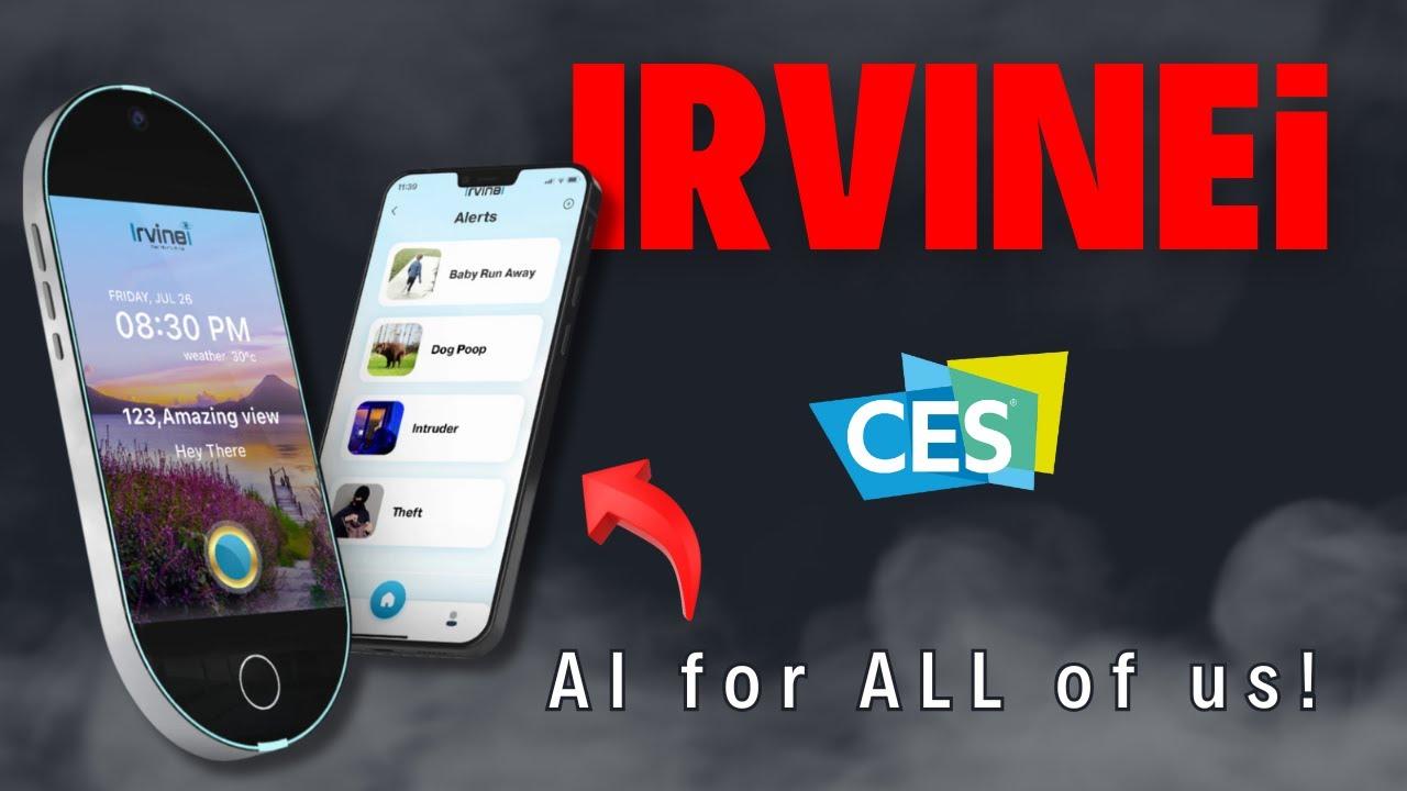 IRVINEi @ CES 2025 - AI Smart Hub for ALL of Us! - HomeTheaterReview