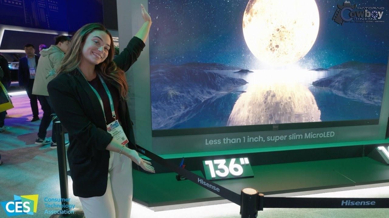 HISENSE Made a 136" MicroLED TV You Can Actually Buy | CES 2025 - HomeTheaterReview