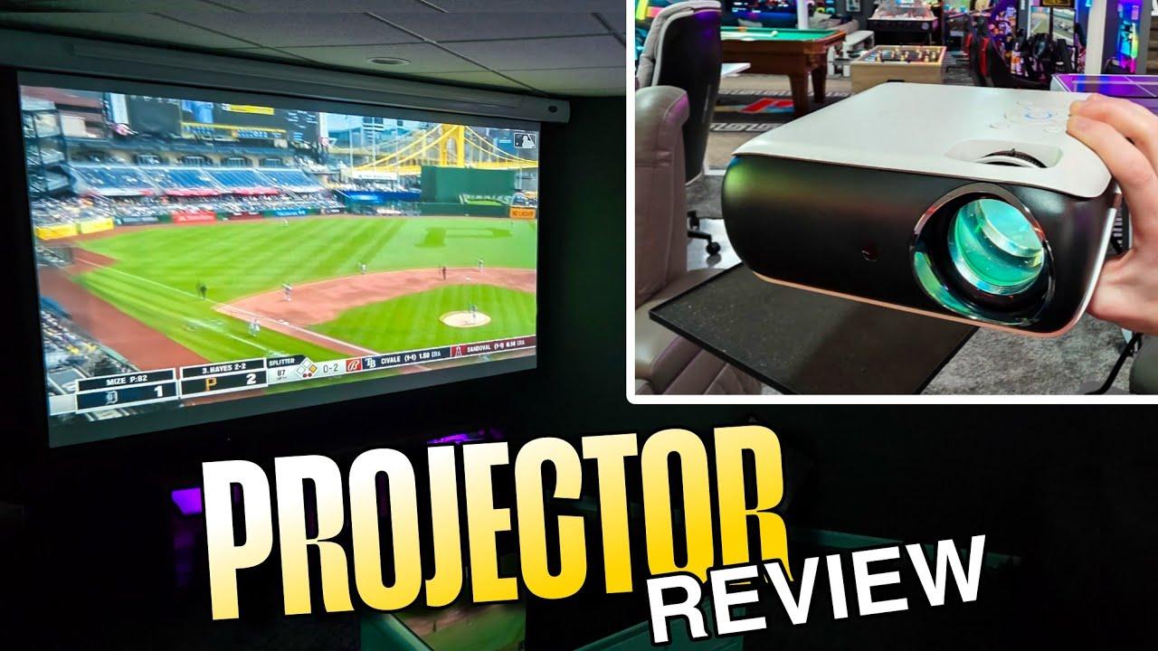 BEST Google TV Smart Projector on a BUDGET!? HAPPRUN 510G PROJECTOR REVIEW - HomeTheaterReview