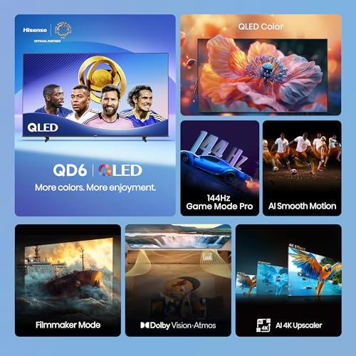 Hisense 100" U7 Series Mini-LED TV (100U75Q, 2025) vs Hisense 100" QD6 ...