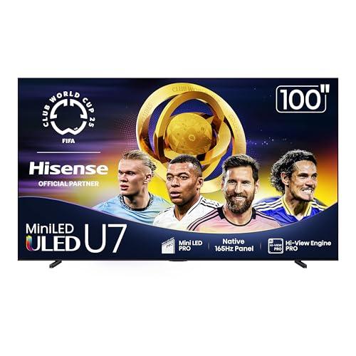 Hisense 100" U7 Series Mini-LED TV (100U75Q, 2025) vs Hisense 100" QD6 ...