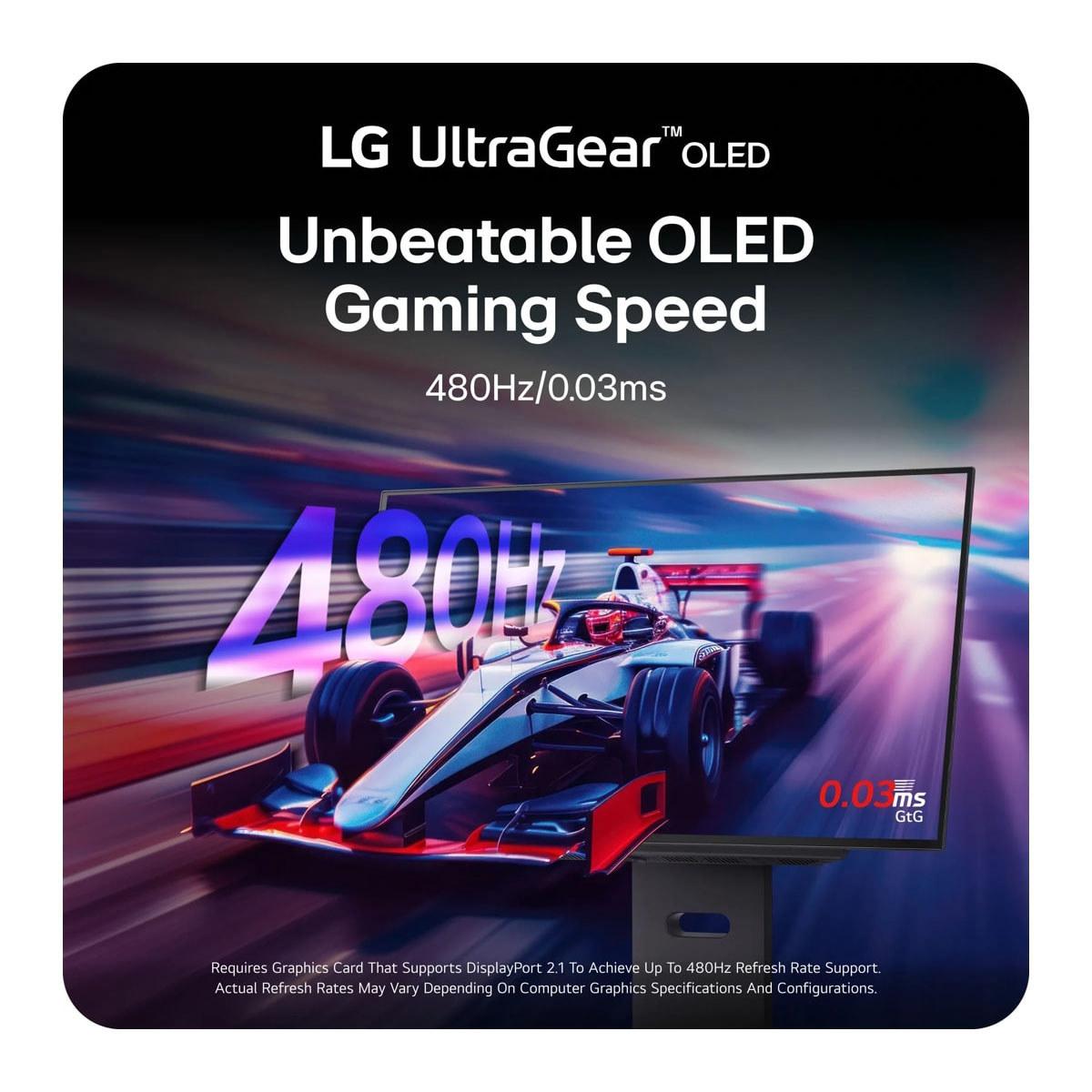 LG UltraGear 27" OLED QHD 480Hz Gaming Monitor vs ASUS ROG Strix OLED XG27UCDMG 27" 4K 240Hz ...