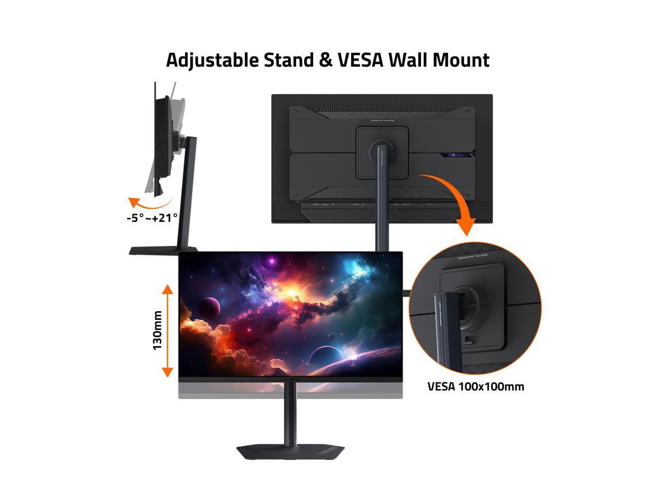 HP OMEN 27s FHD 240Hz Gaming Monitor vs GIGABYTE MO27Q2 27" QD-OLED QHD ...