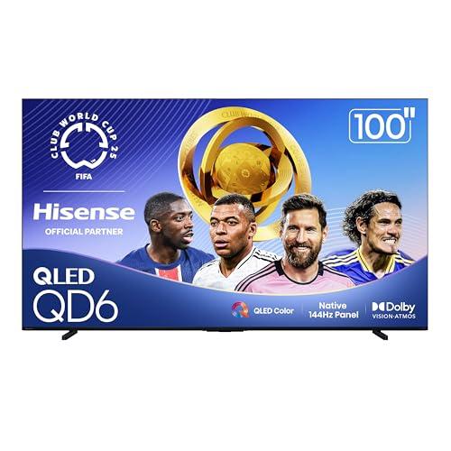 Hisense 100" QD6 Series QLED 4K UHD Fire TV 2025 vs Hisense 100" QD7 ...
