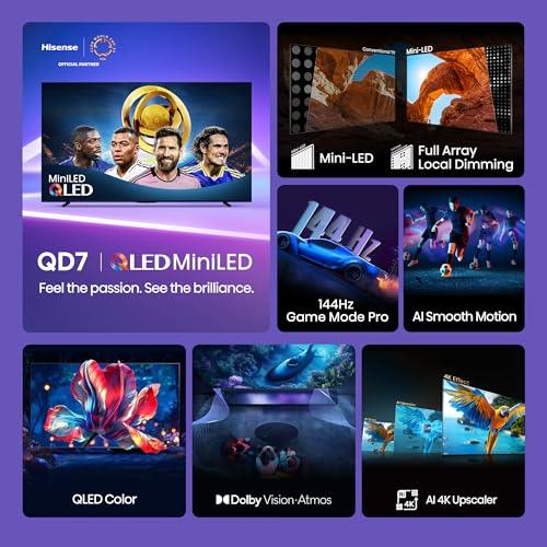 Hisense 100-Inch QD7 Series Mini-LED 4K Smart TV vs Samsung 100" Neo ...