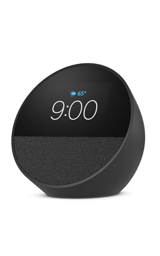 Amazon Echo Spot 2024 Smart Alarm Clock vs Amazon Echo Dot 5th Generation Smart Speaker ...