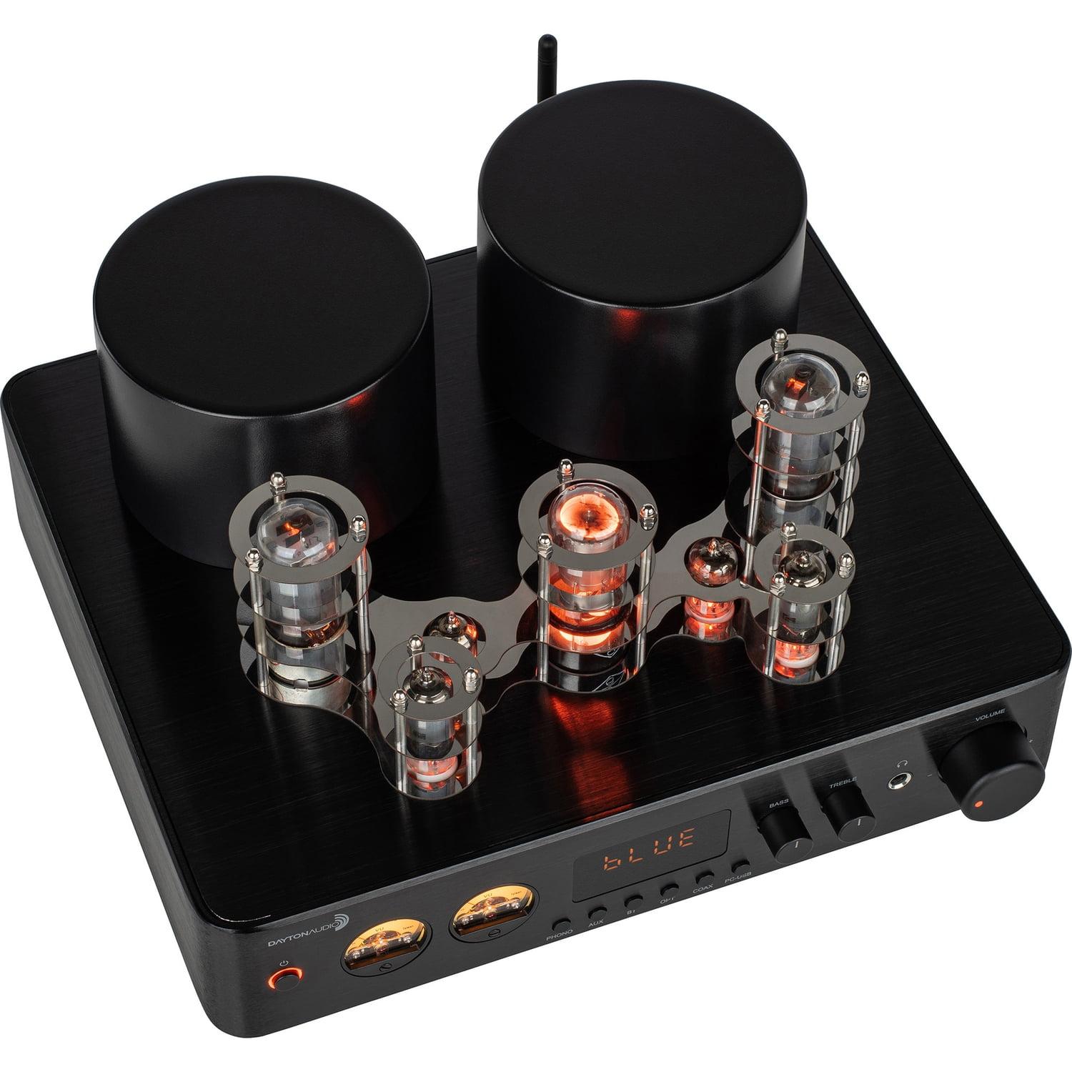 Dayton Audio HTA200 Integrated Stereo Hybrid Tube Amplifier vs ...