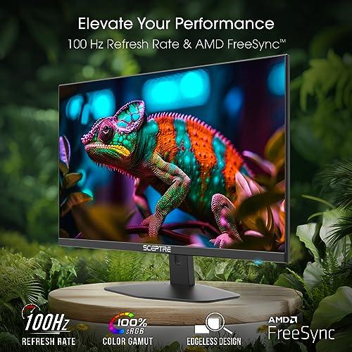 Sceptre 27-inch Gaming Monitor E275W-FW100T Display vs Samsung 27 ...