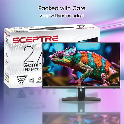 Sceptre 27-inch Gaming Monitor E275W-FW100T Display vs Samsung 27 ...