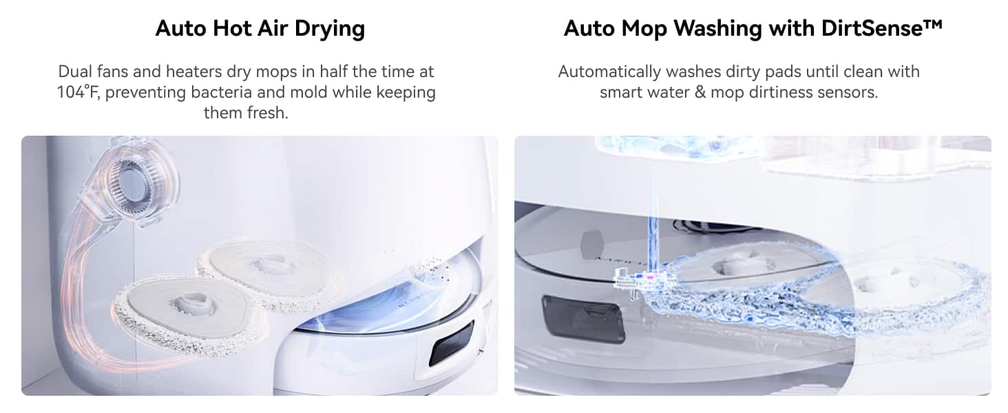 Dreame X40 Ultra Robot Vacuum vs Narwal Freo Pro Robot Vacuum Mop CP-ZD ...